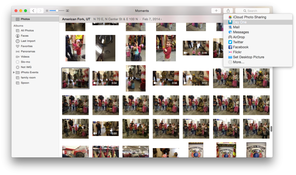 macOS's Share Extension and Day One Mac