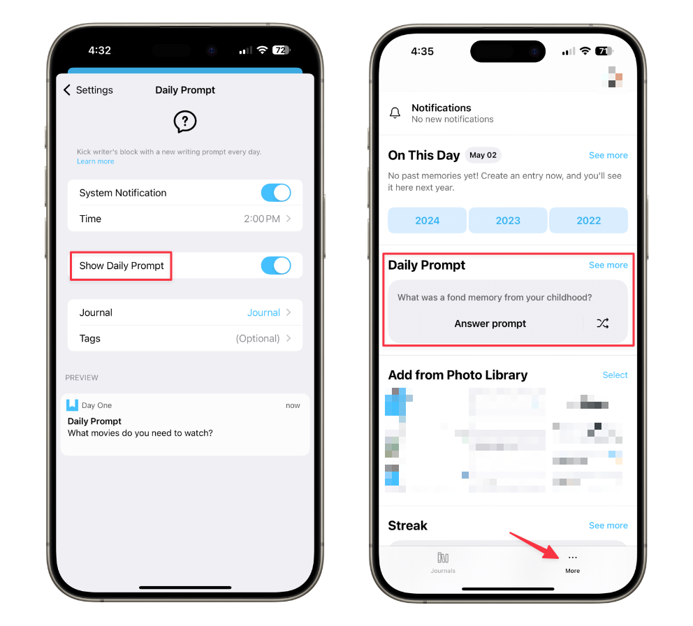 Daily Writing Prompts