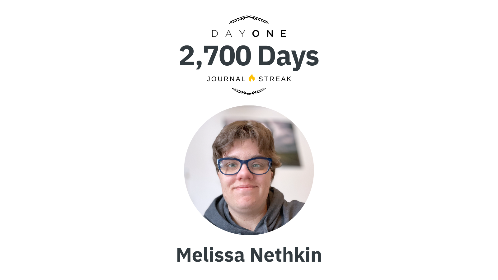 2,700 Days with Melissa Nethkin