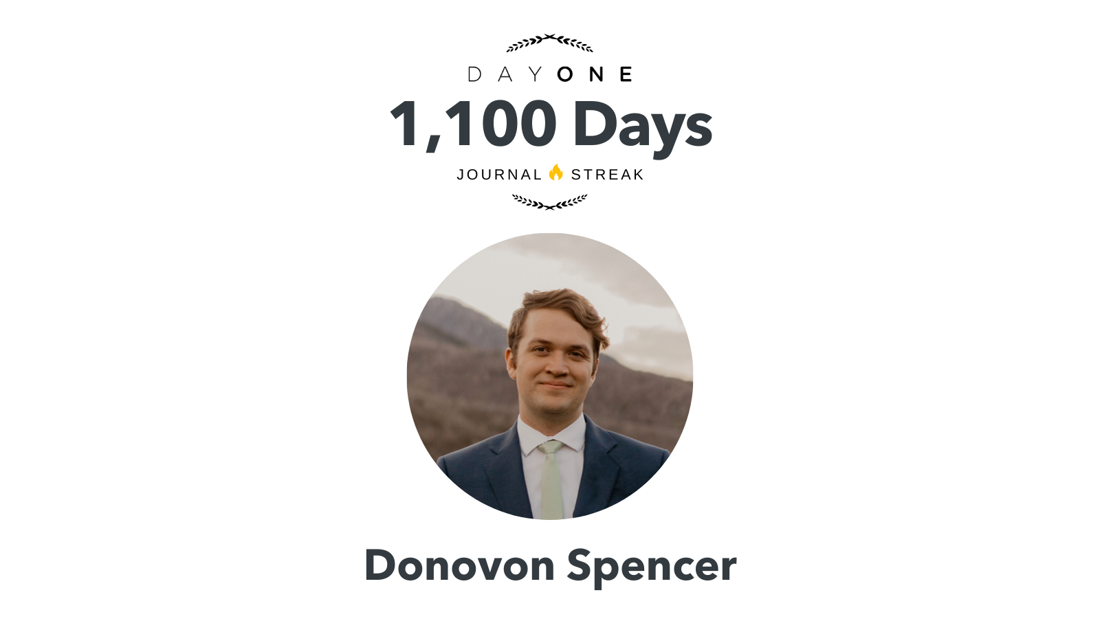 1,100 Days with Donovon Spencer